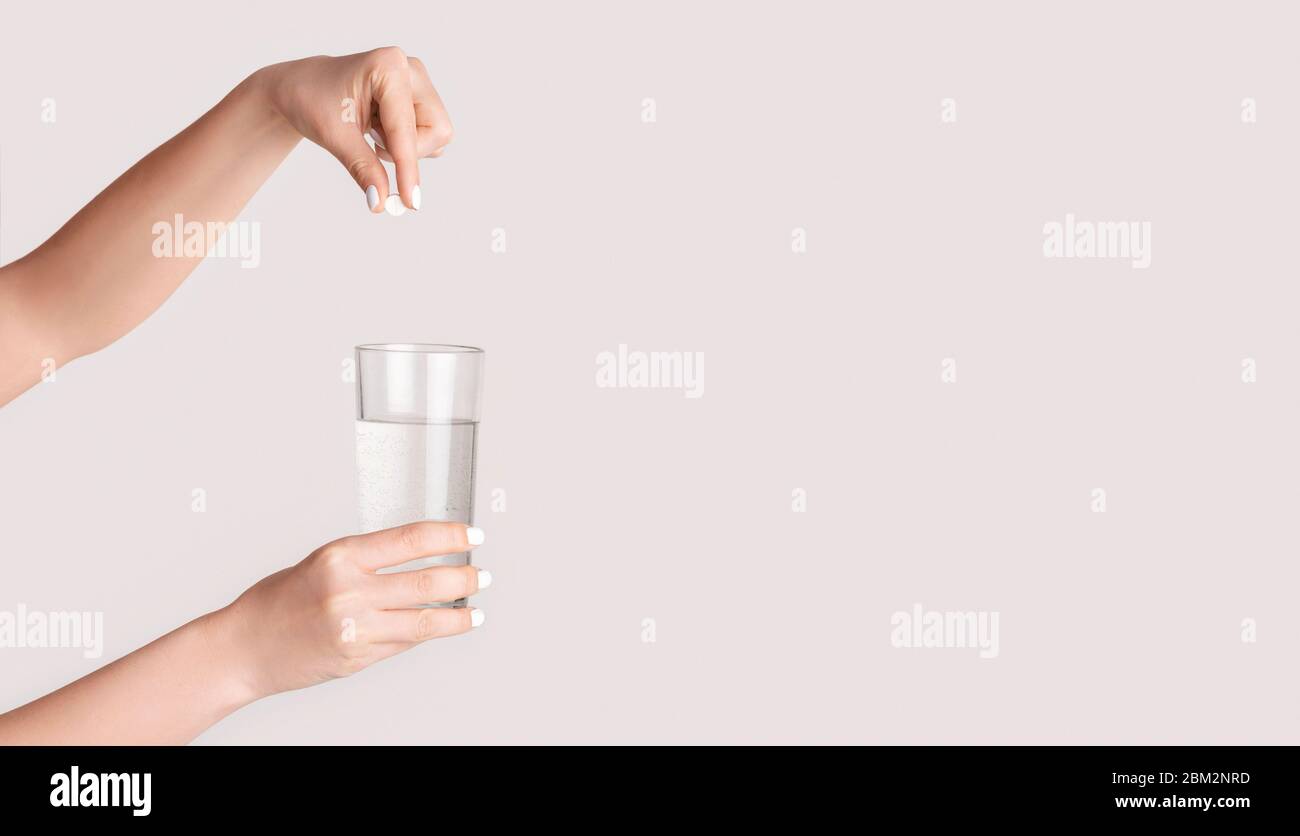 Pill drink hi-res stock photography and images - Alamy