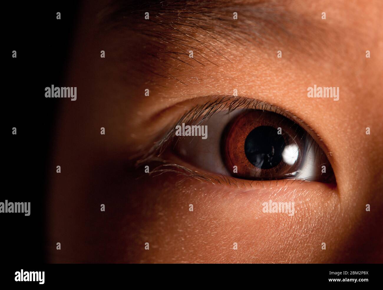 Close up of a single child's eye Stock Photo - Alamy