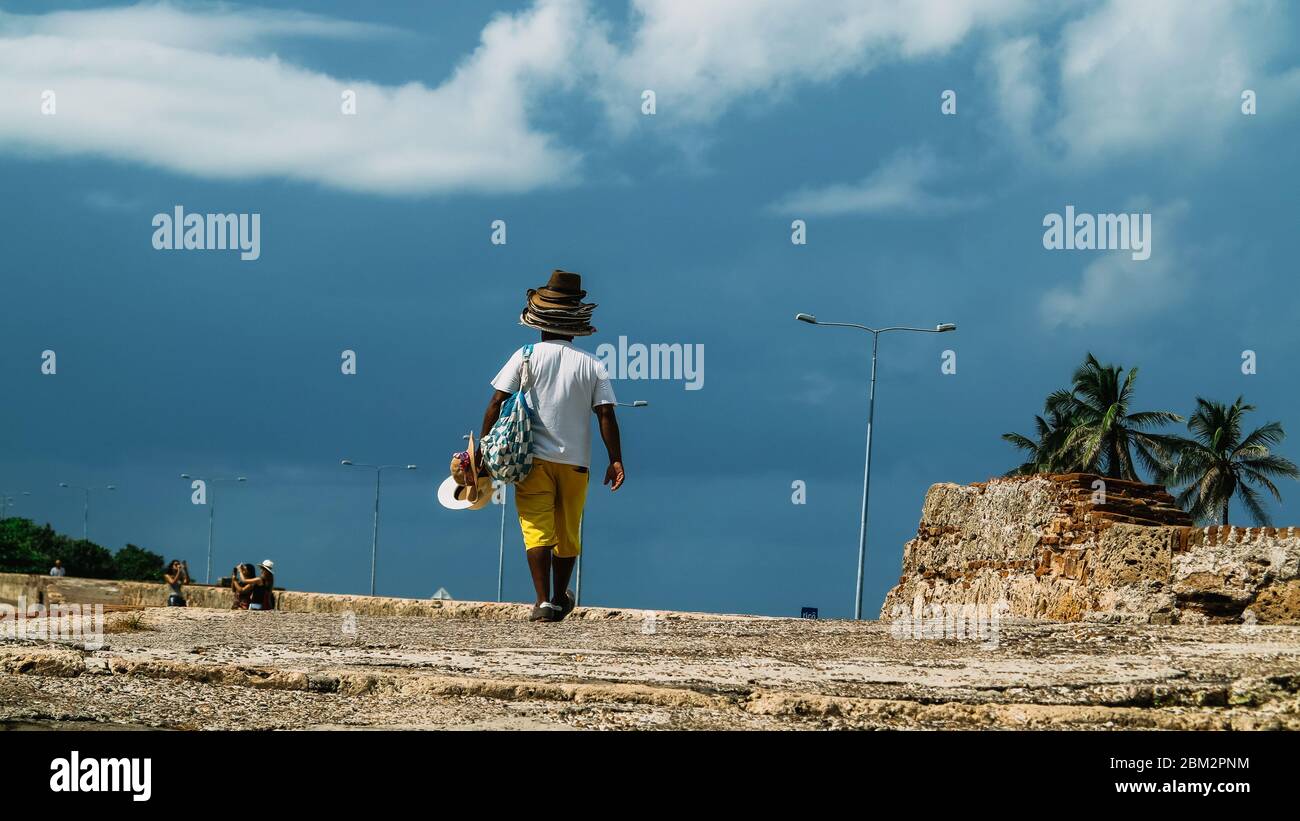 Man Selling Hats High Resolution Stock Photography and Images - Alamy