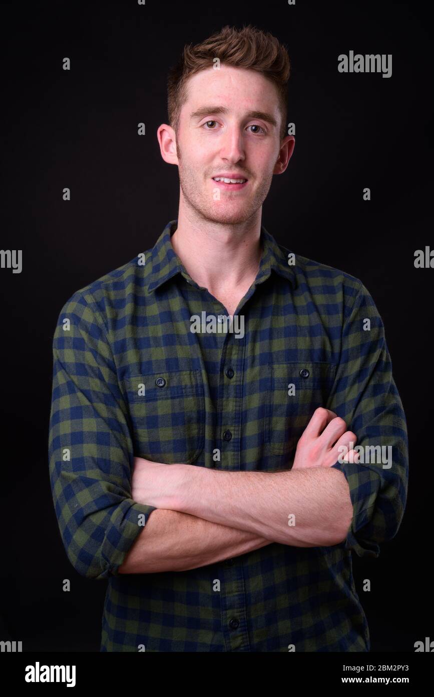 Portrait shot handsome man hi-res stock photography and images - Alamy