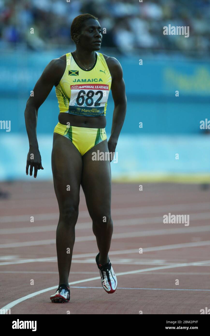 MANCHESTER - JULY 26: Sandie RICHARDS of Jamaica compete in Women's ...
