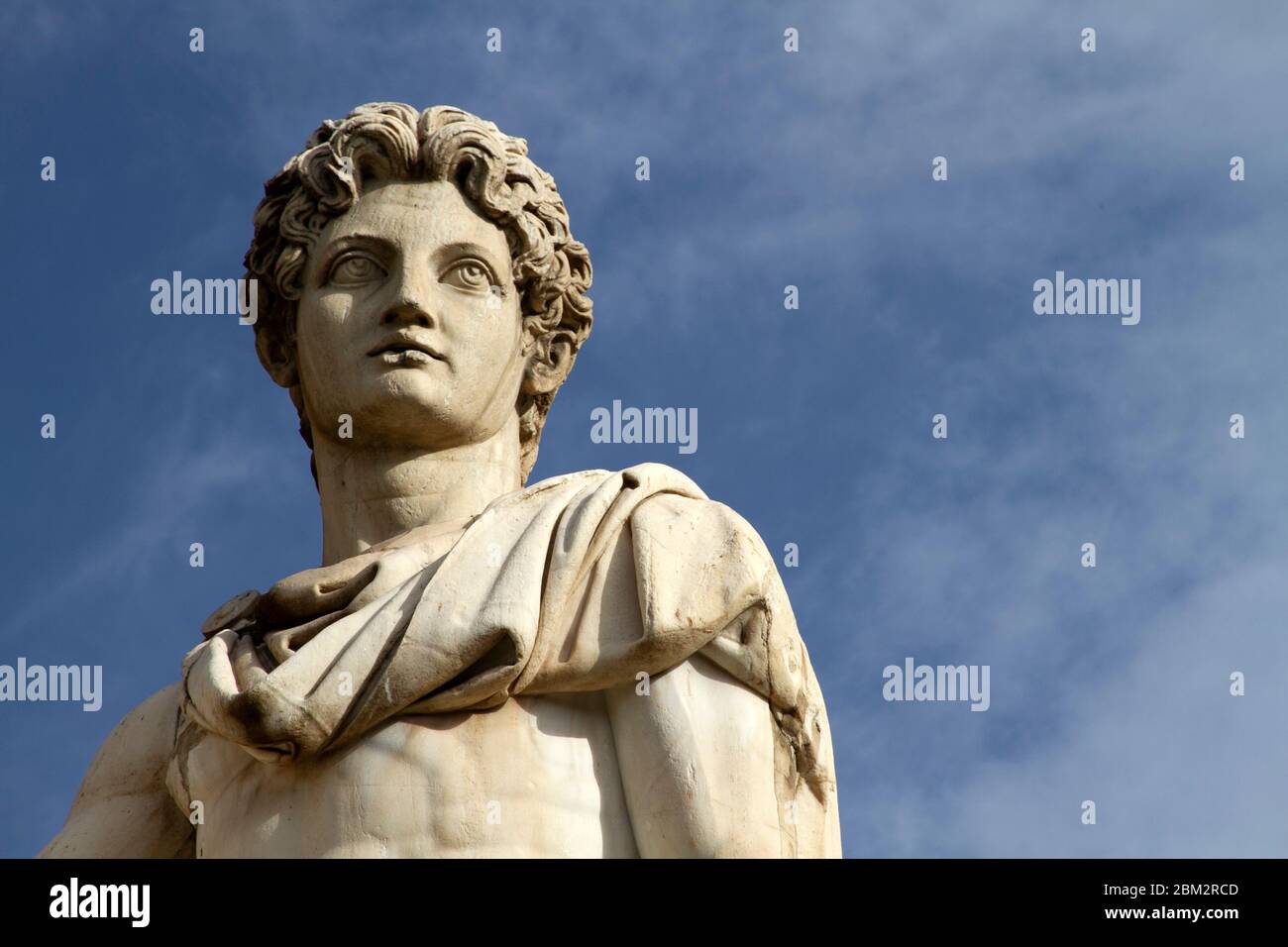 Statue of pollux at piazza del campidoglio hi-res stock photography and ...