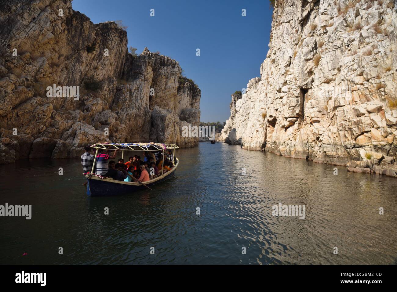 The fury of Dhuadhar water falls. Jabalpur, Madhya Pradesh (INDIA Stock ...