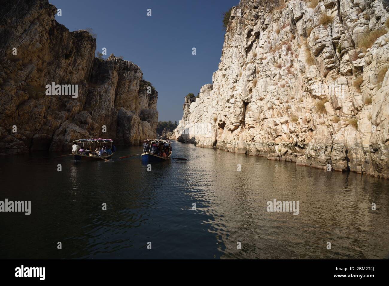 The fury of Dhuadhar water falls. Jabalpur, Madhya Pradesh (INDIA Stock ...