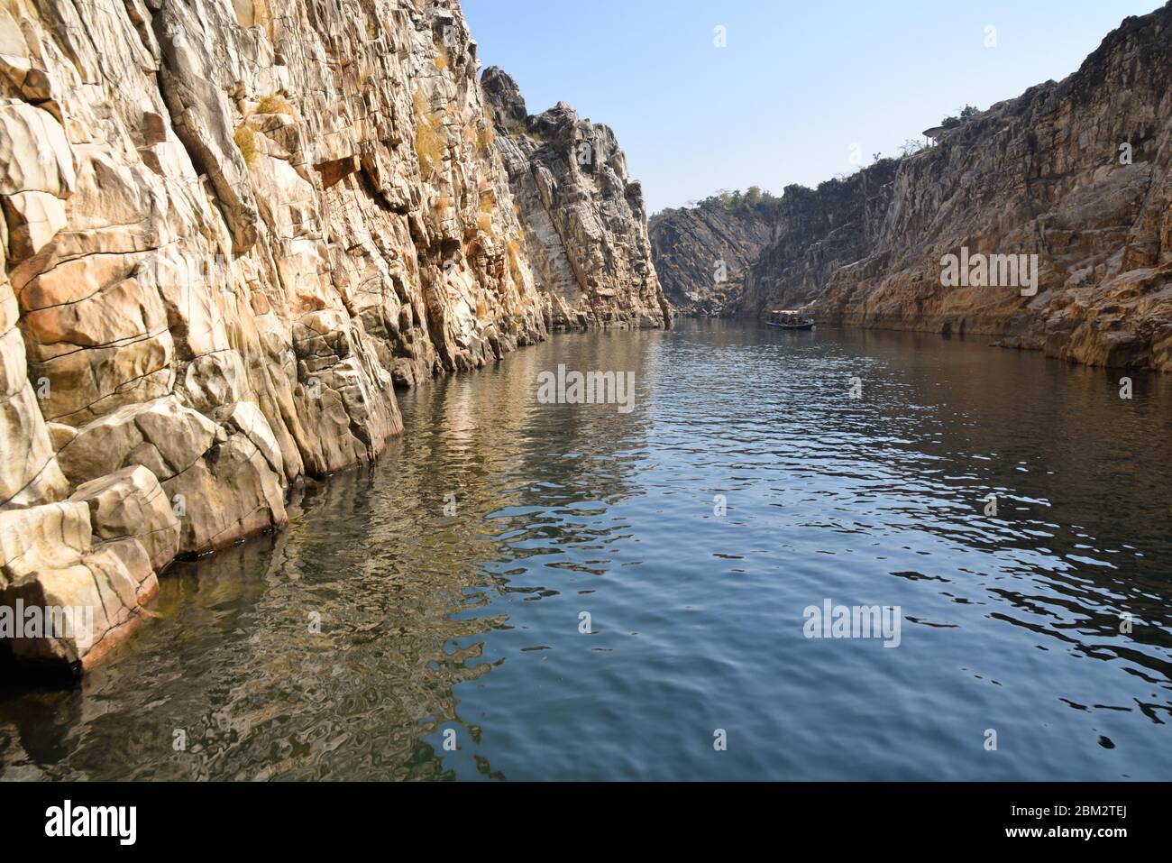 The fury of Dhuadhar water falls. Jabalpur, Madhya Pradesh (INDIA Stock ...