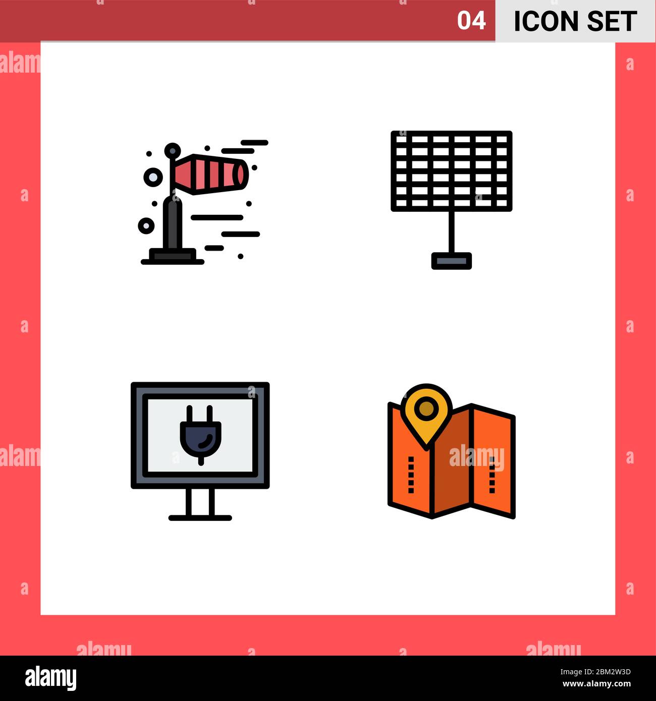 Windy map Stock Vector Images - Alamy