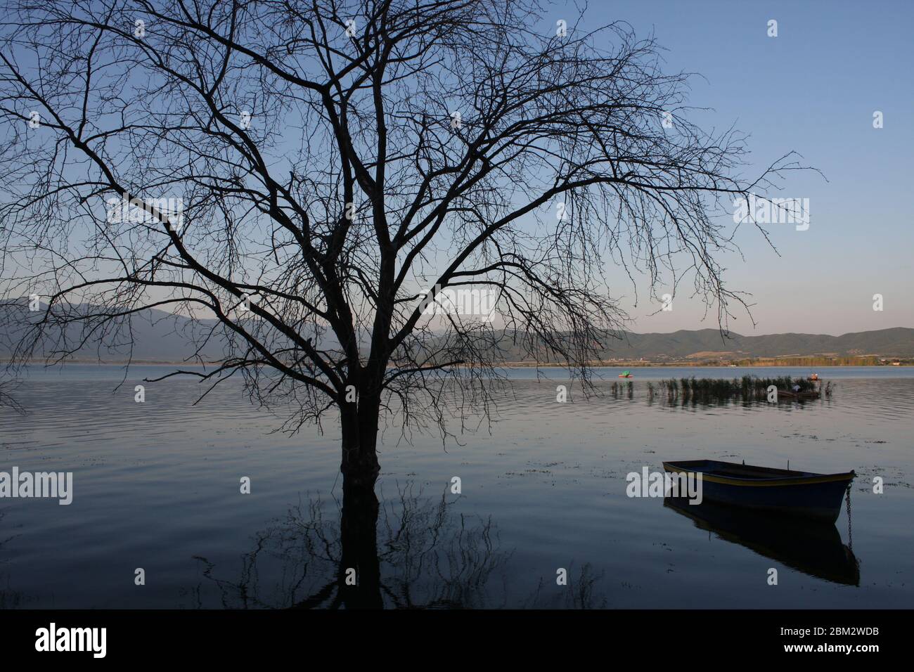 Beautiful Lake Scene Stock Photo - Alamy
