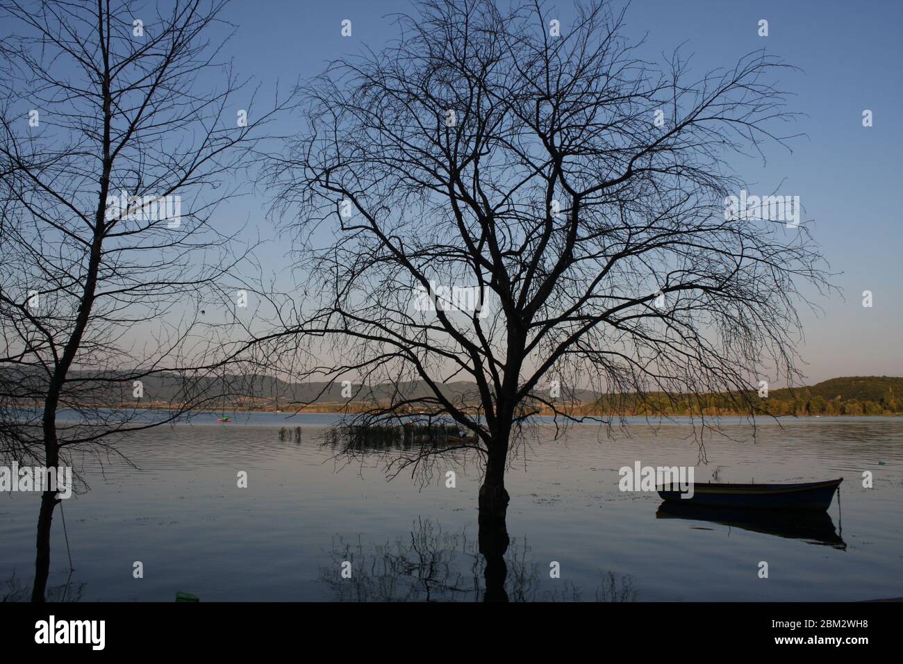 Beautiful Lake Scene Stock Photo - Alamy