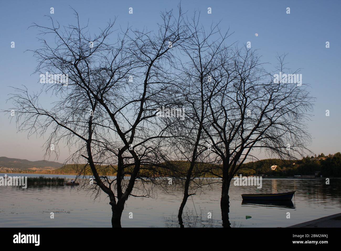 Beautiful Lake Scene Stock Photo - Alamy