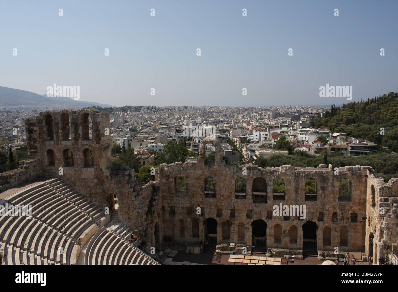 Amphitheatre at Acropolis in Athens - Greece Stock Photo - Alamy