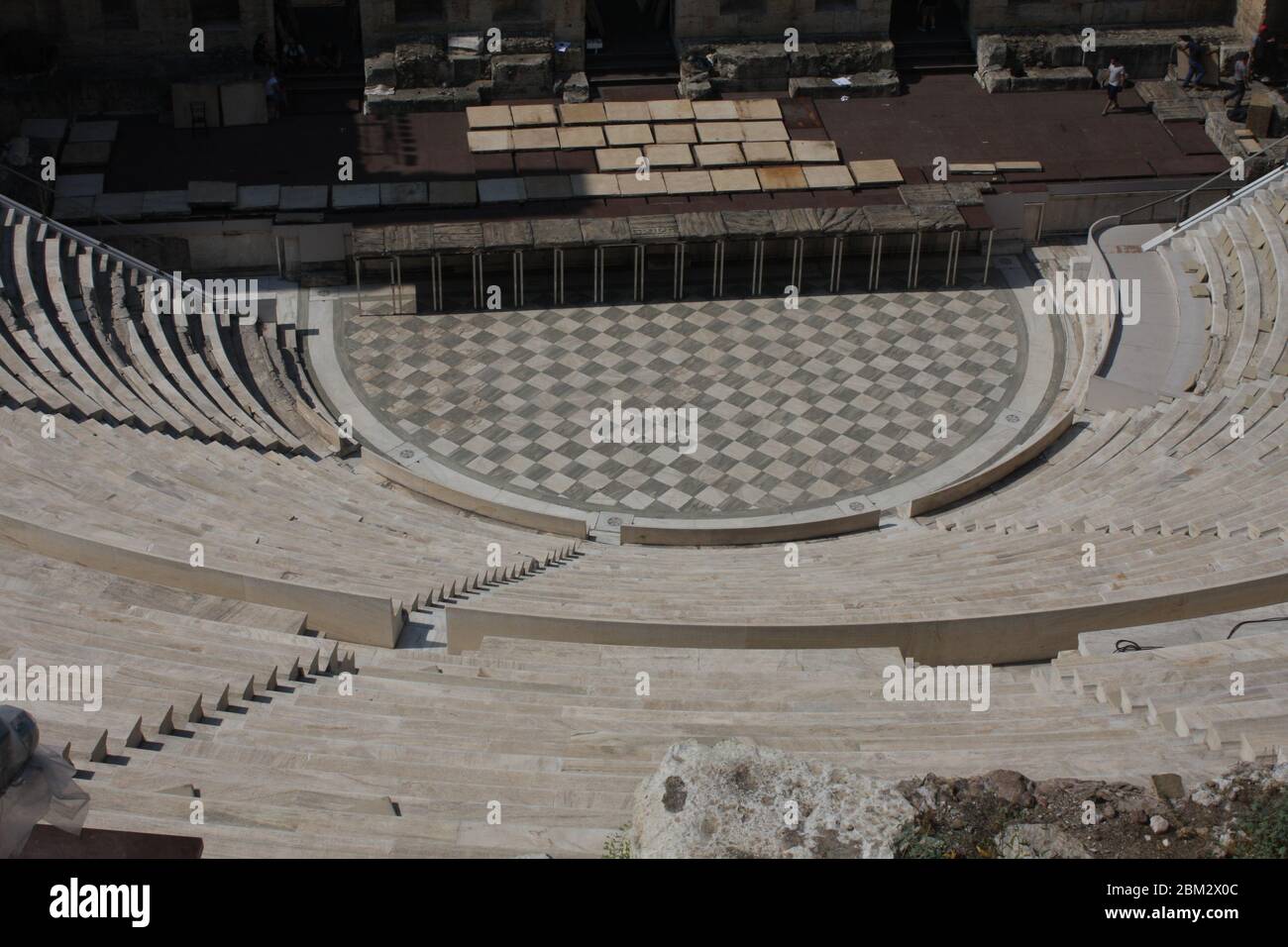 Amphitheatre at Acropolis in Athens - Greece Stock Photo - Alamy