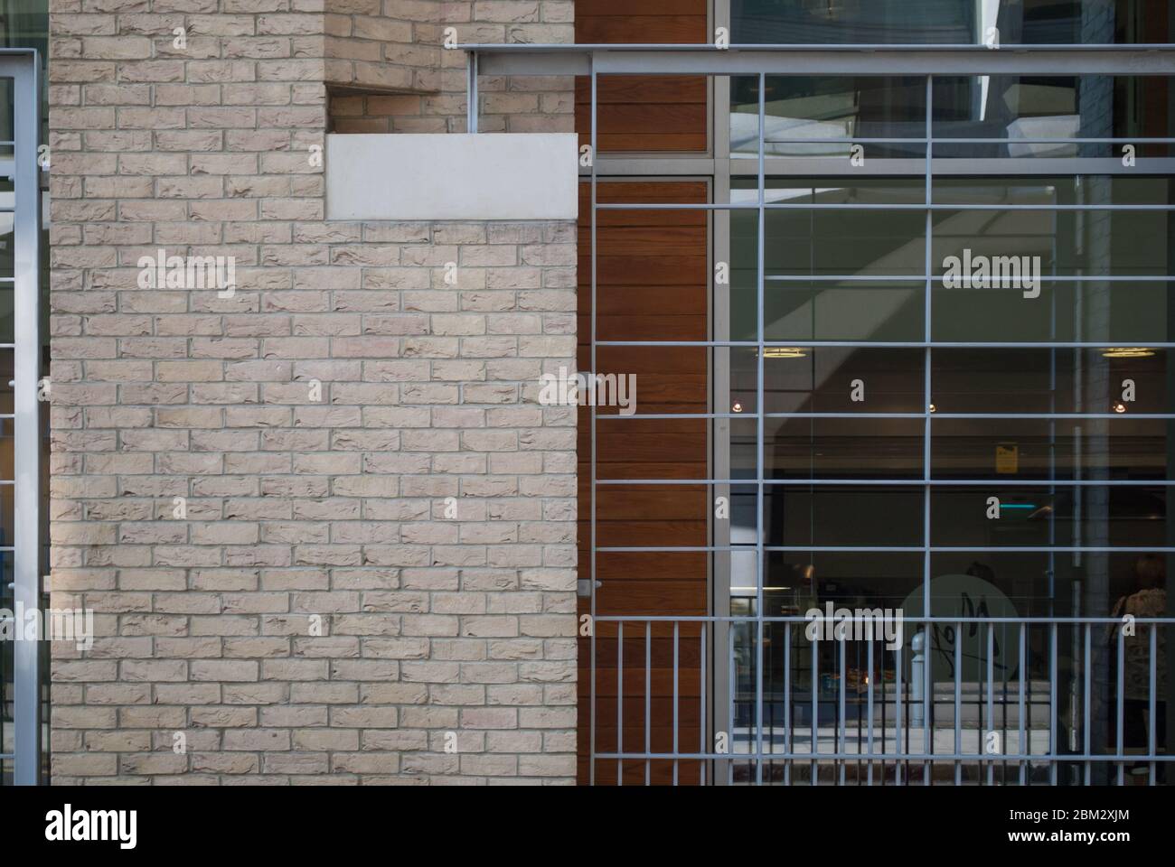 Modern Architecture Detail Brick Windows Smooth Minimal City Lit ...