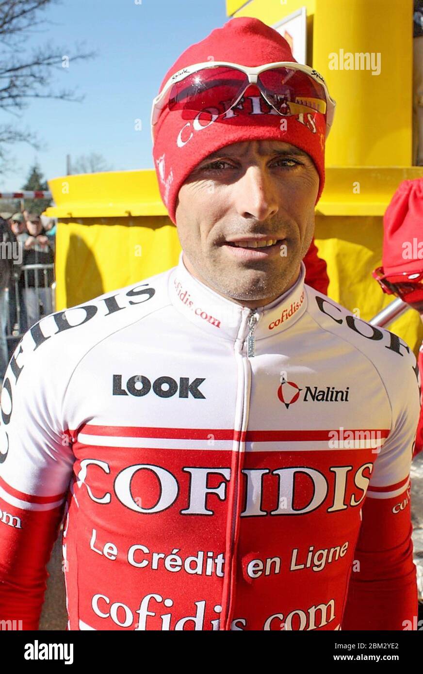 Stéphane Auge of COFIDIS LE CREDIT EN LIGNE during the Paris - Nice ...