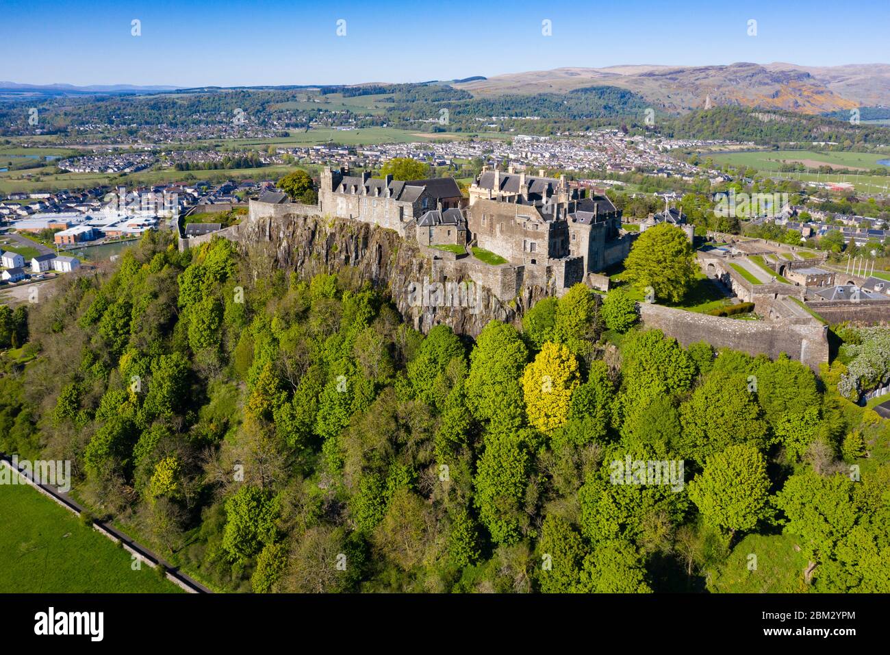 Stirling Scotland Aerial High Resolution Stock Photography and Images ...