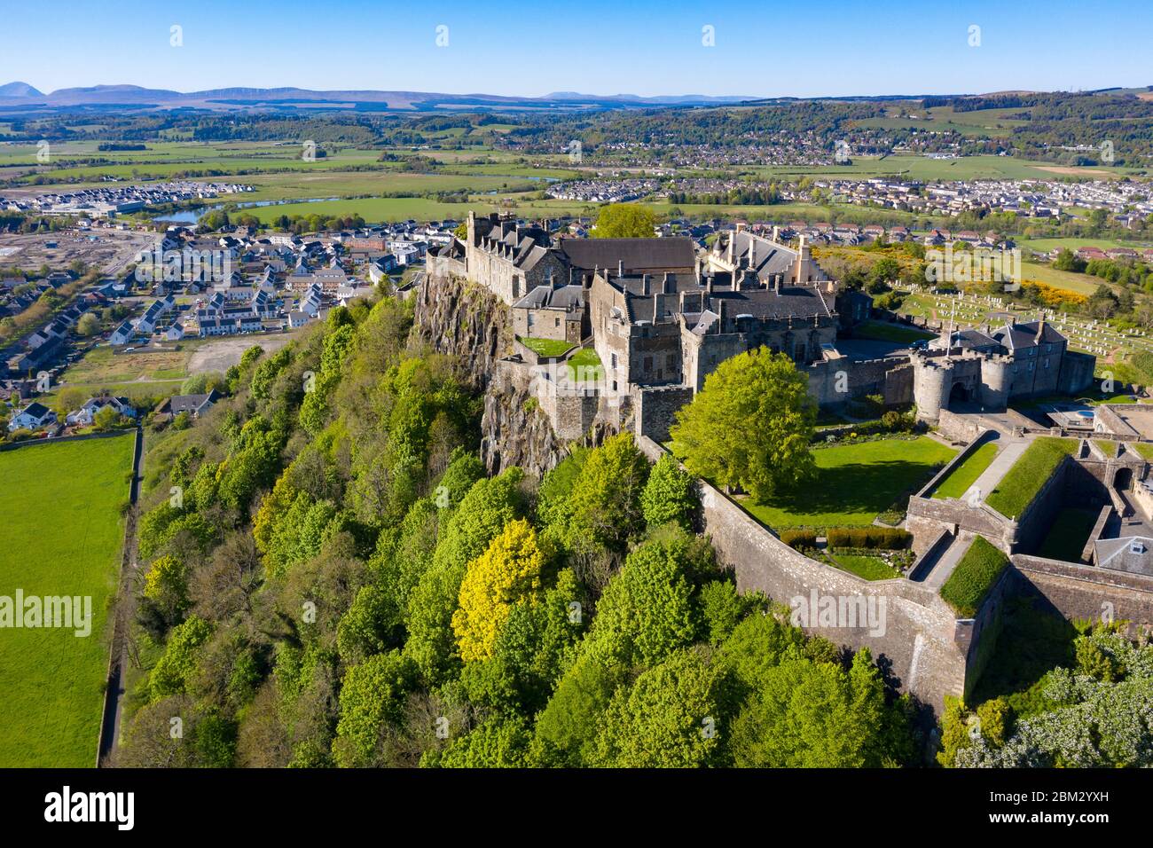 Stirling Scotland Aerial High Resolution Stock Photography and Images ...