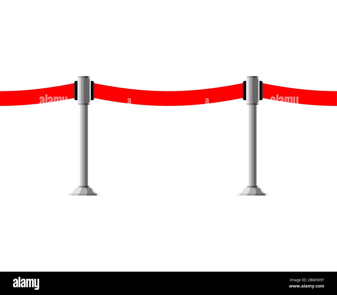 Queue fence Cut Out Stock Images & Pictures - Alamy