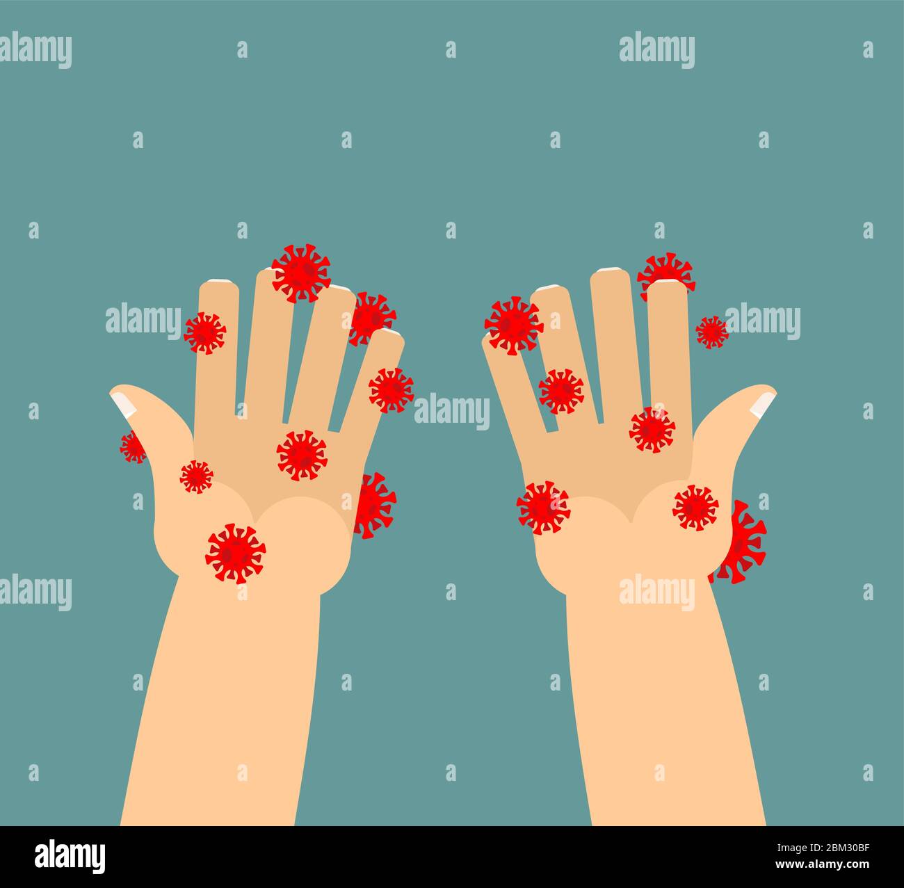 Infected too nails Stock Vector Images - Alamy
