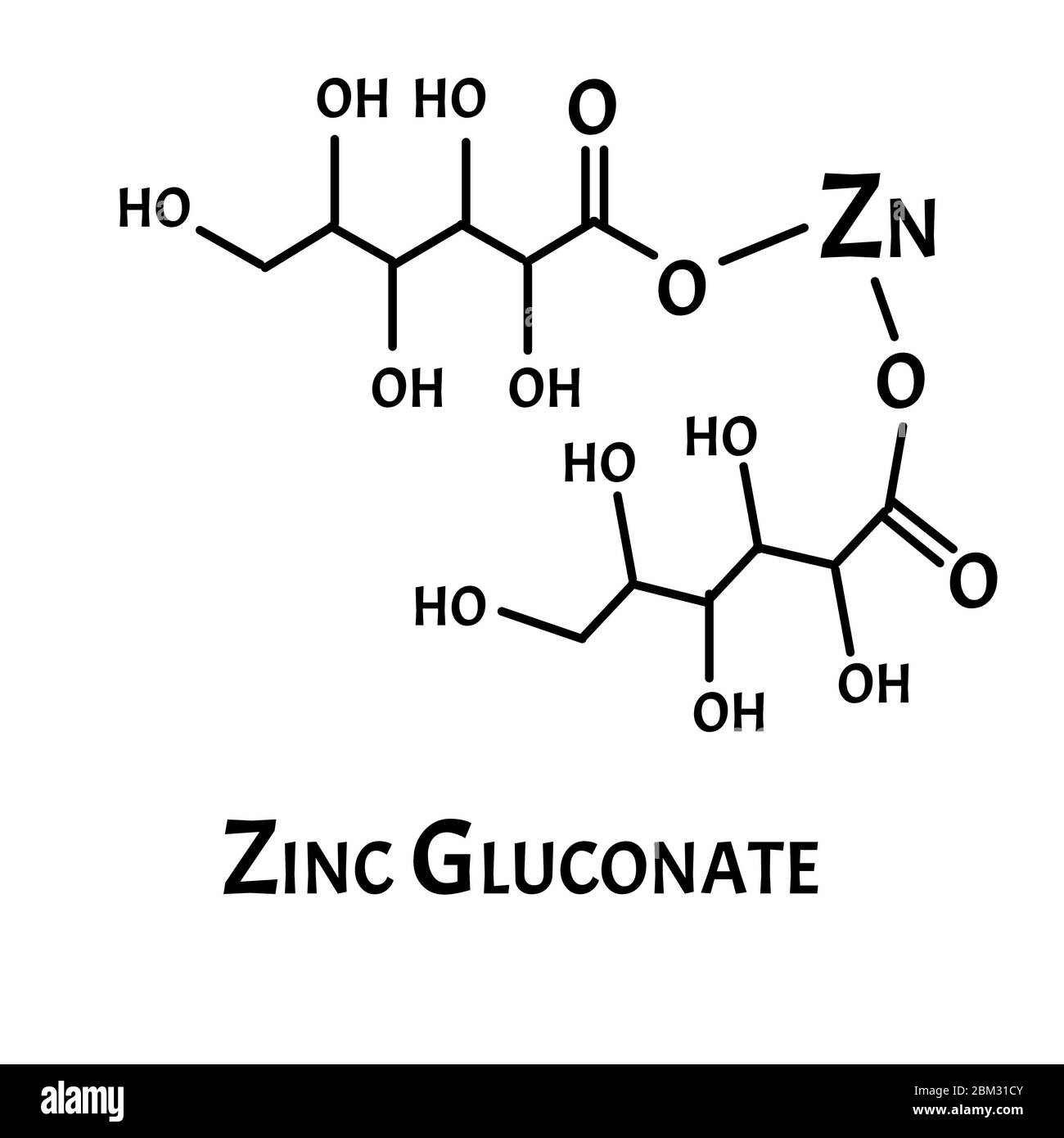 Zinc Gluconate is a molecular chemical formula. Zinc infographics ...
