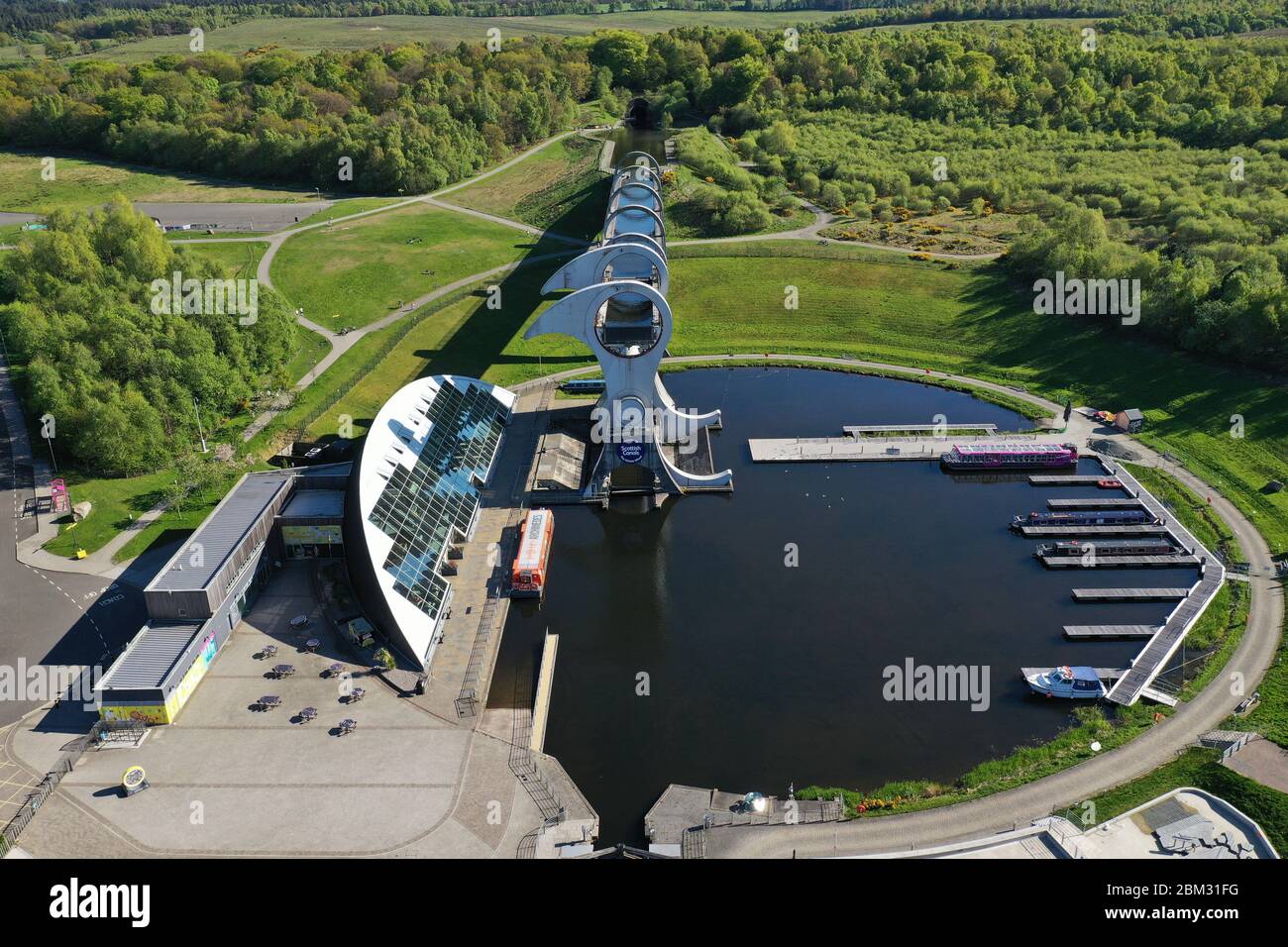 Falkirk Wheel Aerial View High Resolution Stock Photography and Images ...