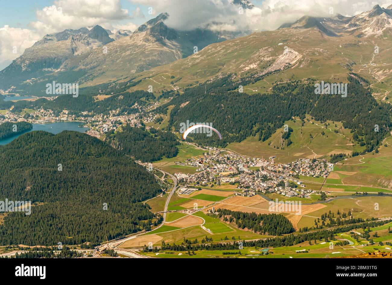 Pontresina village hi-res stock photography and images - Alamy