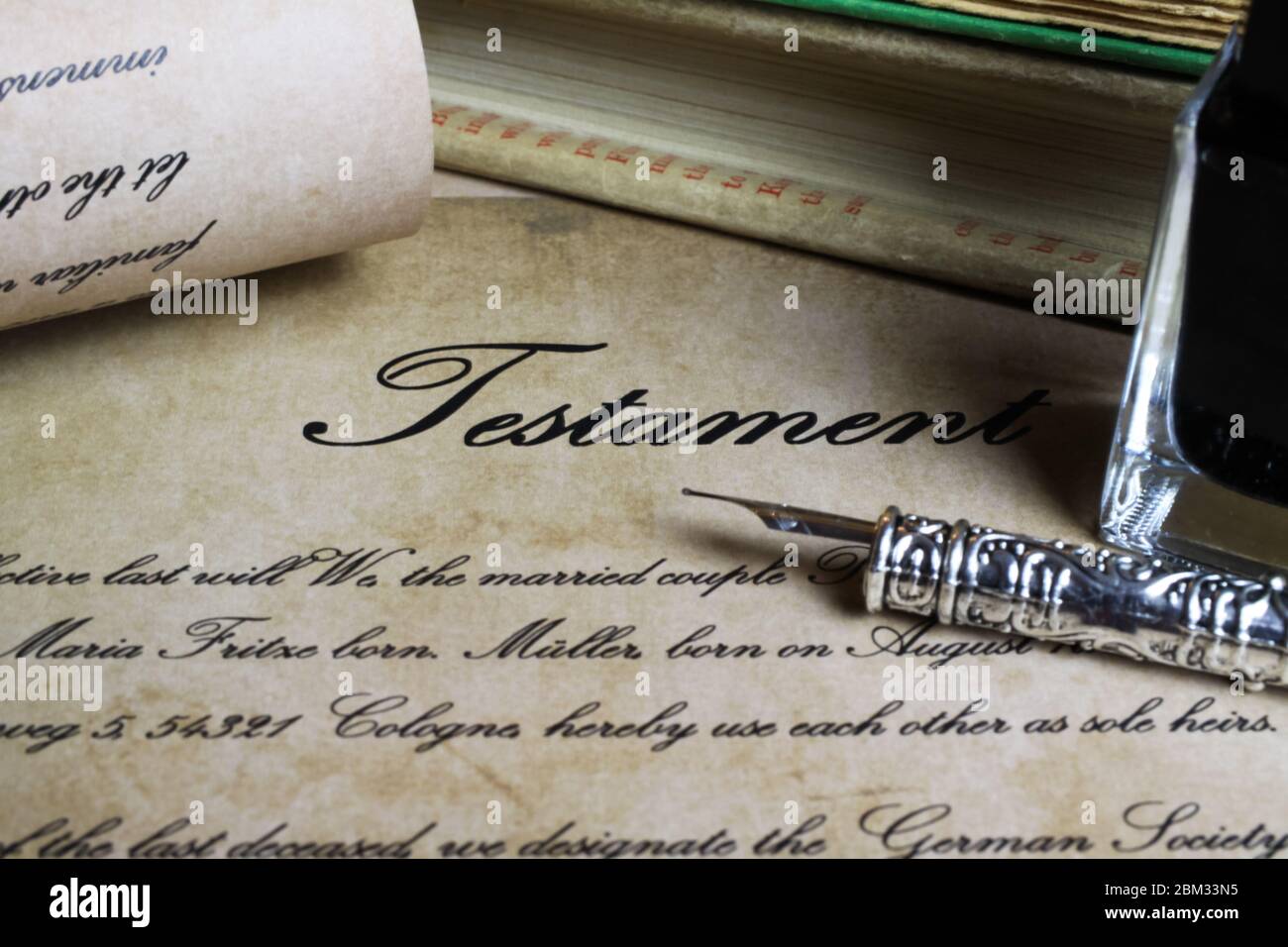 Last will and testament hi-res stock photography and images - Alamy