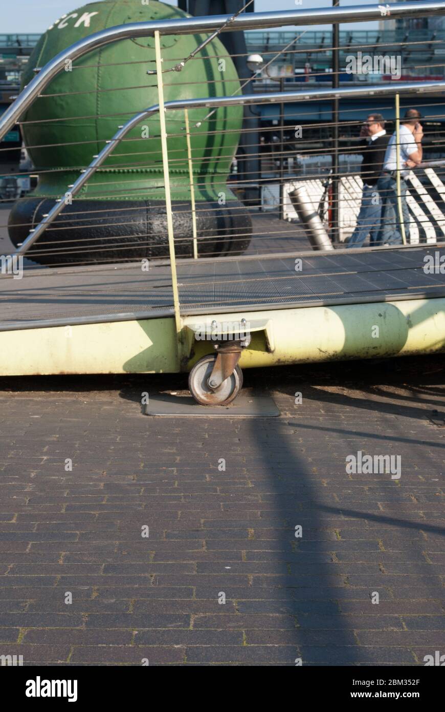 Fluorescent Floating Bridge West India Quay, London, E14 by Jan ...