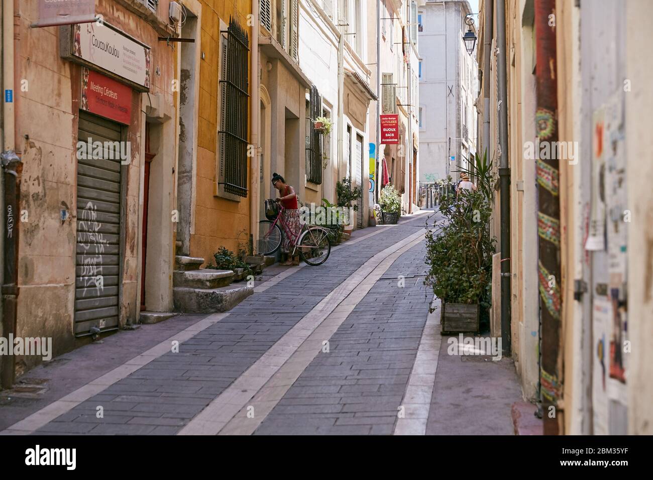 Stunning architecture along the old world streets near the port in ...