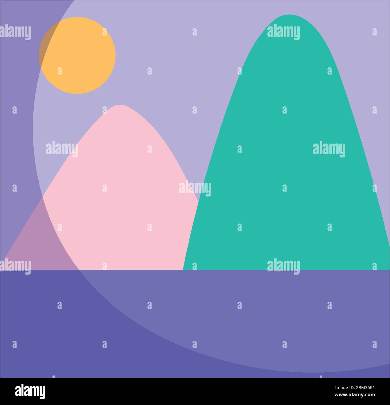 photo draw landscape with shadow isolated icon design vector ...