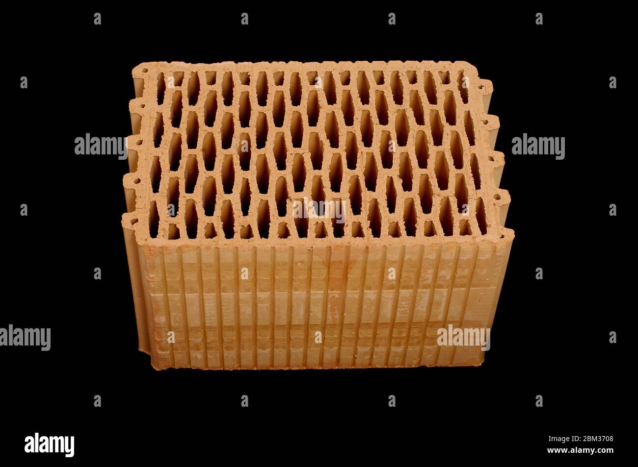 Ceramic building block for house construction made from natural clay ...