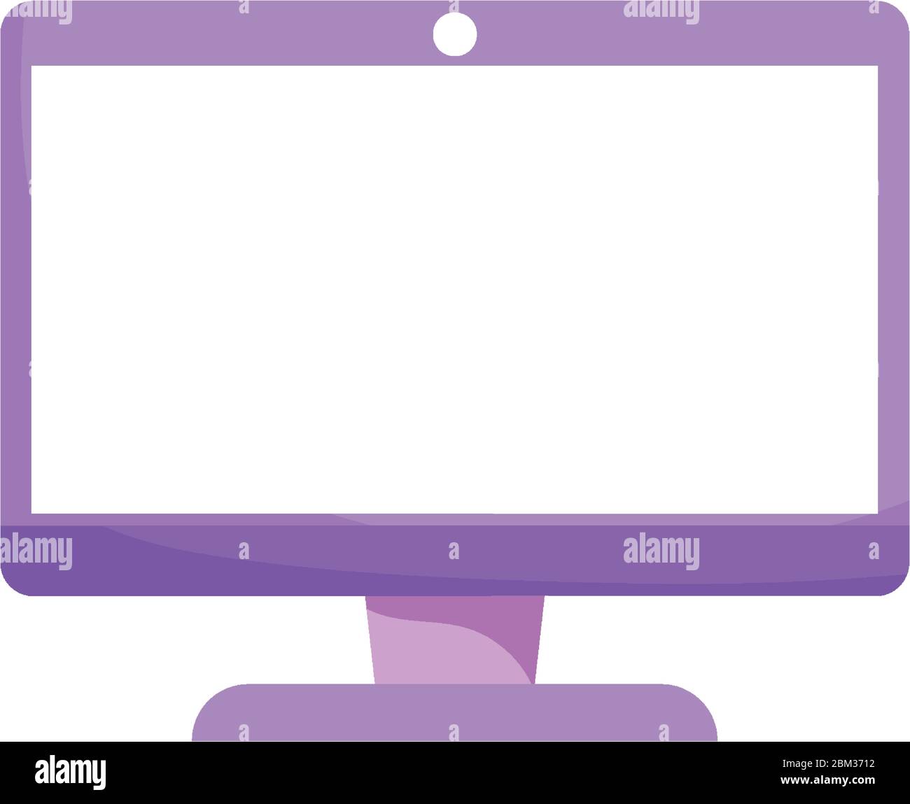 computer screen device technology isolated icon design vector illustration Stock Vector Image ...