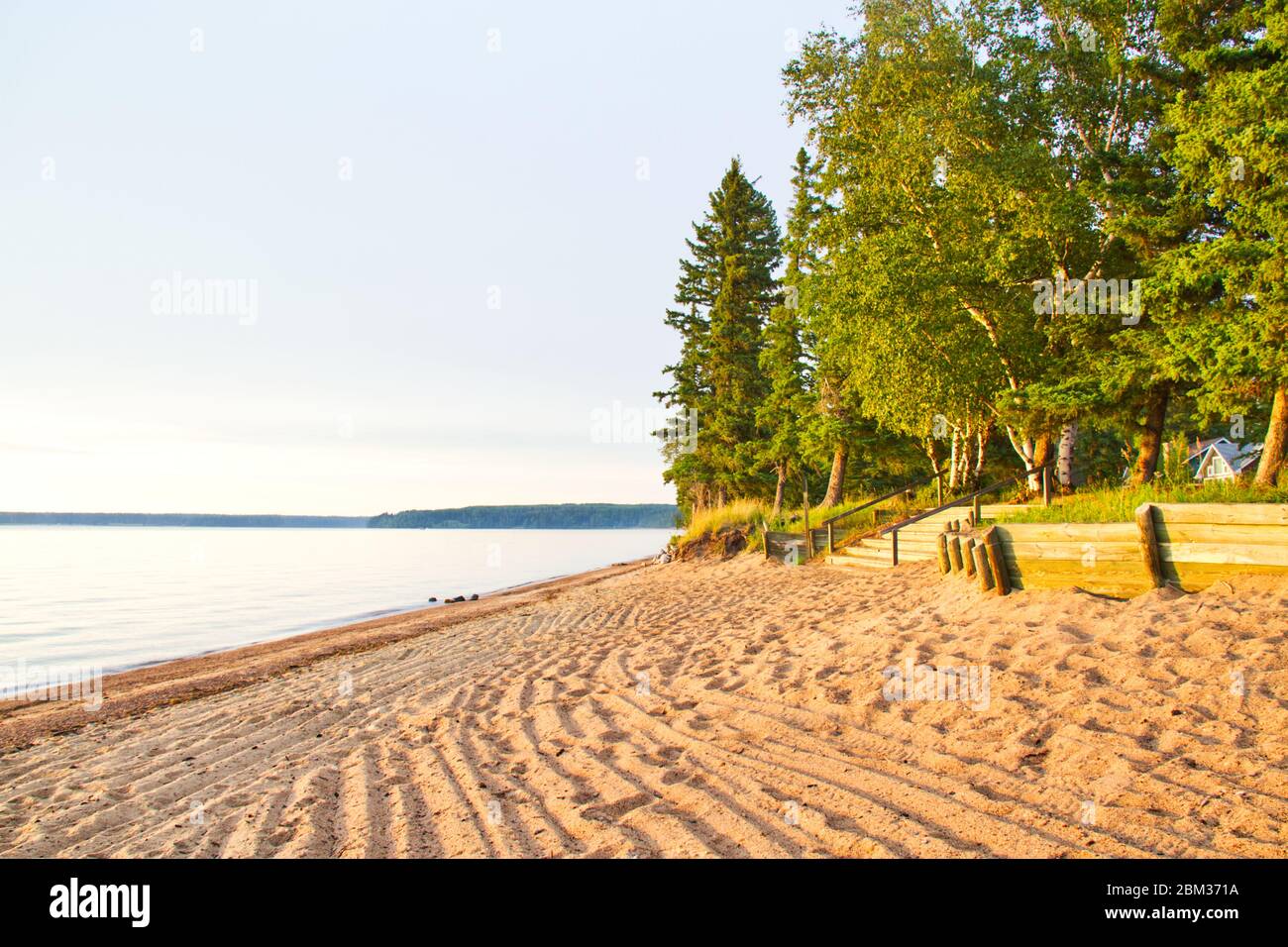 Lines in the Sand of a Beach Stock Photo - Alamy