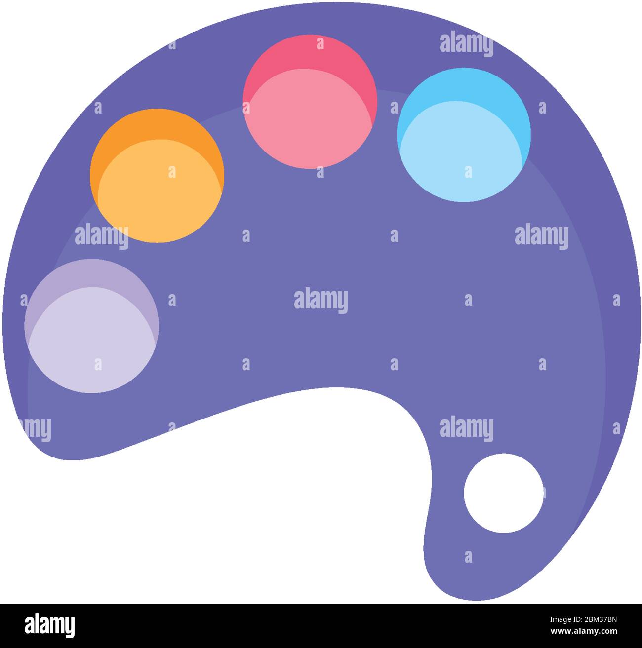 artistic palette color isolated icon design vector illustration Stock ...