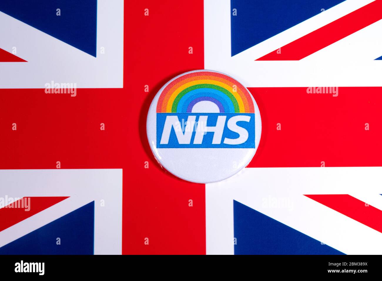 Nhs rainbow badge hi-res stock photography and images - Alamy