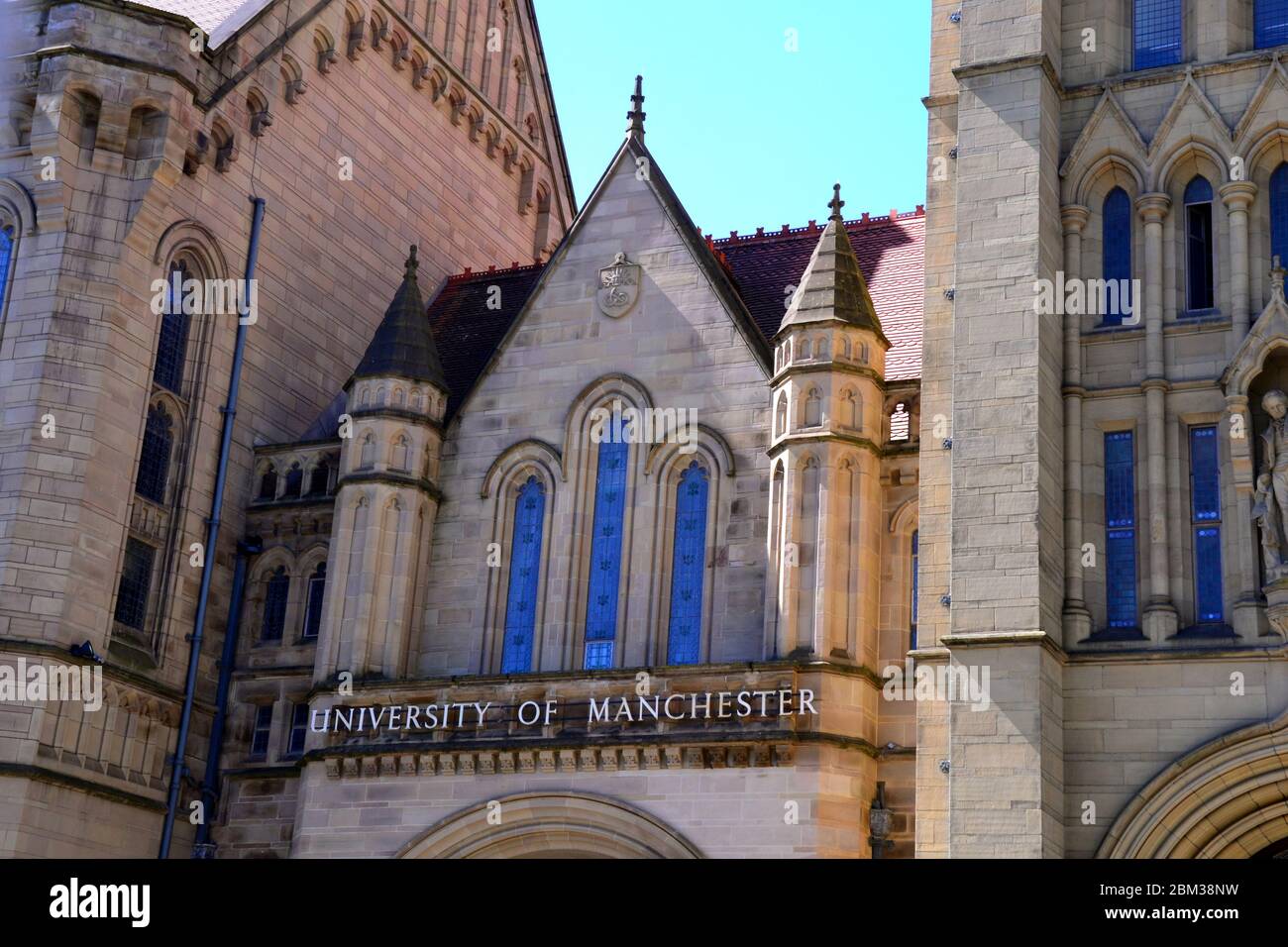 Whitworth Hall, at the University of Manchester, Manchester, England ...