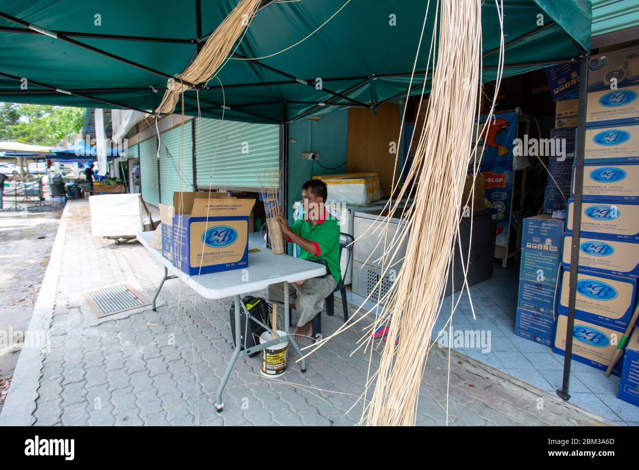 Rattan handicraft hi-res stock photography and images - Alamy
