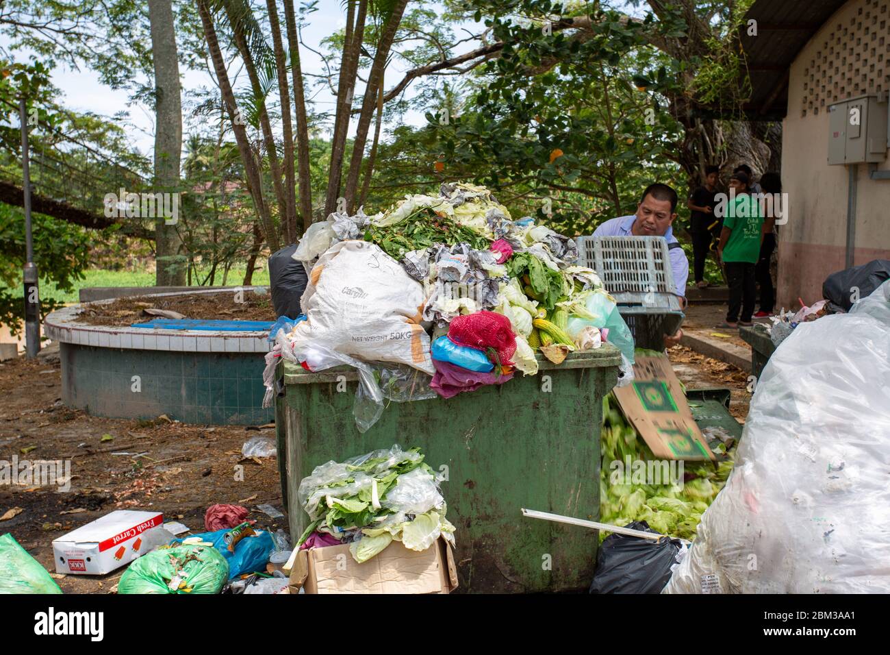 Malaysia, 6 May 2020 - Piles of junk, trash and litter, near to ...