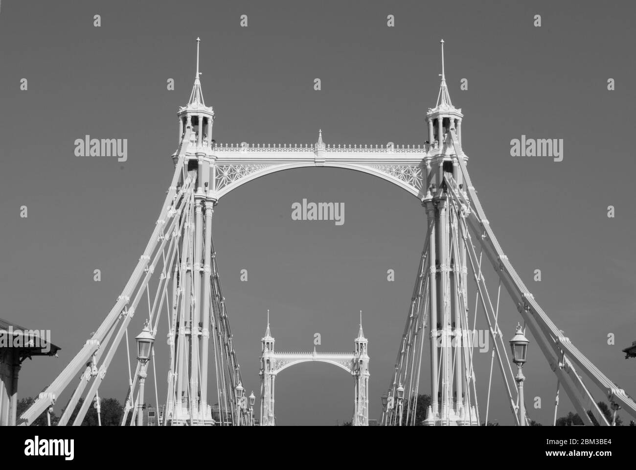 Suspension Bridge Structure Architecture Traditional Albert Bridge ...