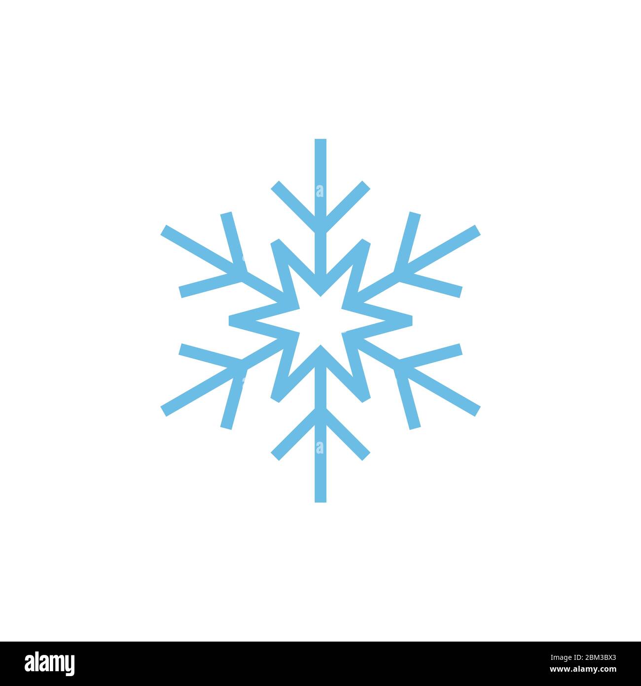 Snowflake Icon Logo Template Illustration Design. Vector EPS 10 Stock ...