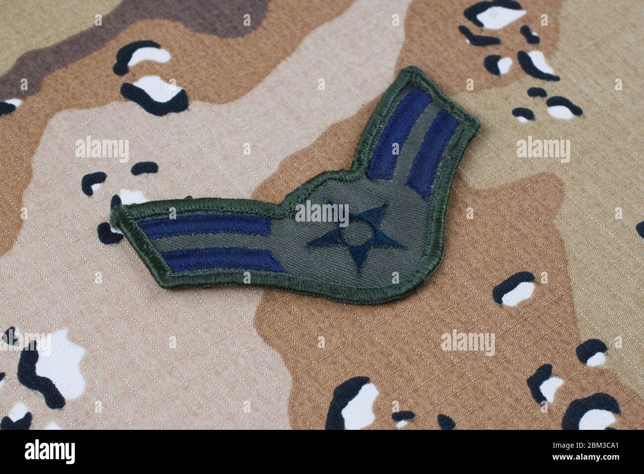 May 12, 2018. US AIR FORCE Airman First Class rank patch on desert ...