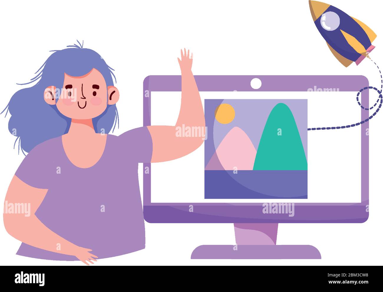 people creativity and technology,girl computer picture creativity idea ...