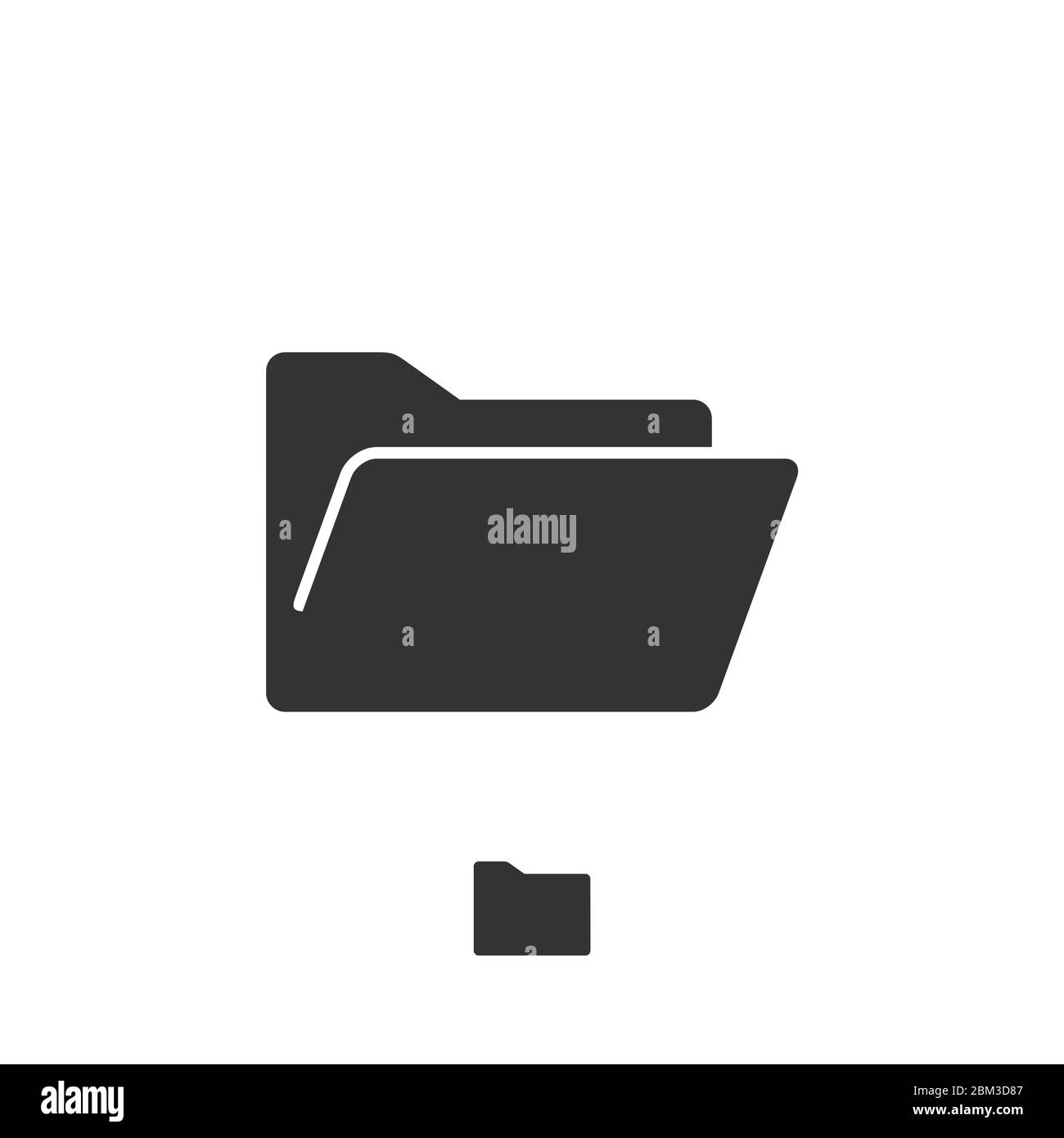 Folder icon vector hi-res stock photography and images - Alamy