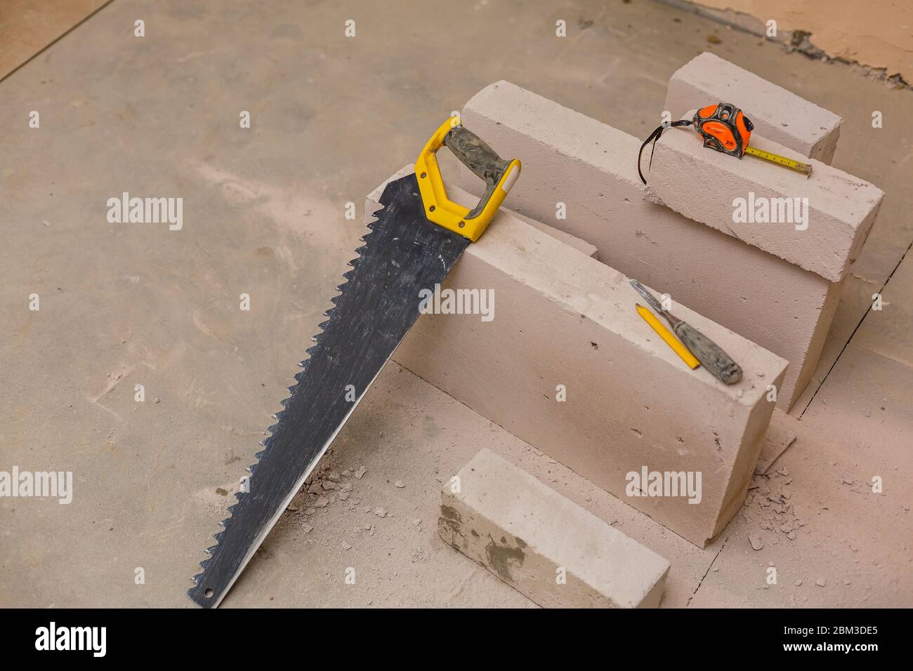 Material for repairs in an apartment is under construction, remodeling ...