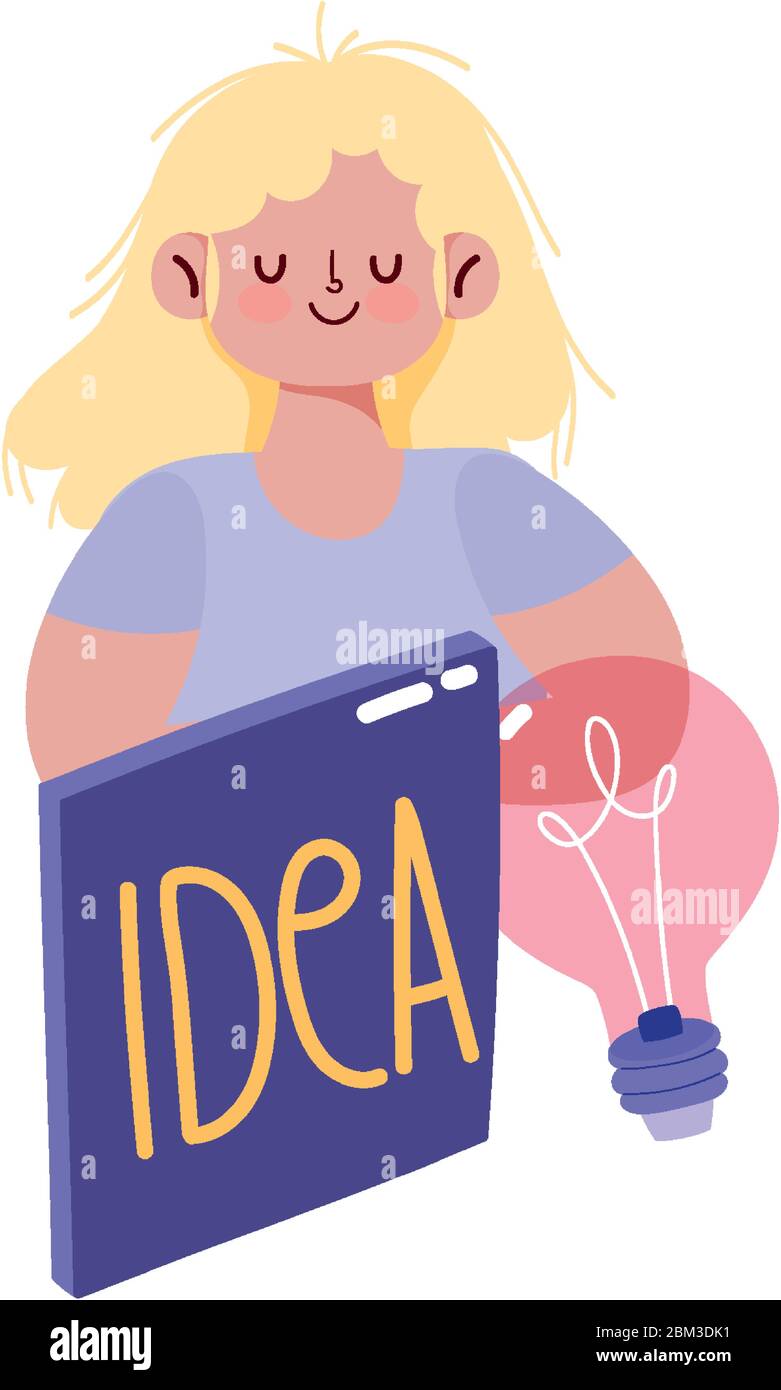 people creativity and technology,girl mobile love idea vector ...