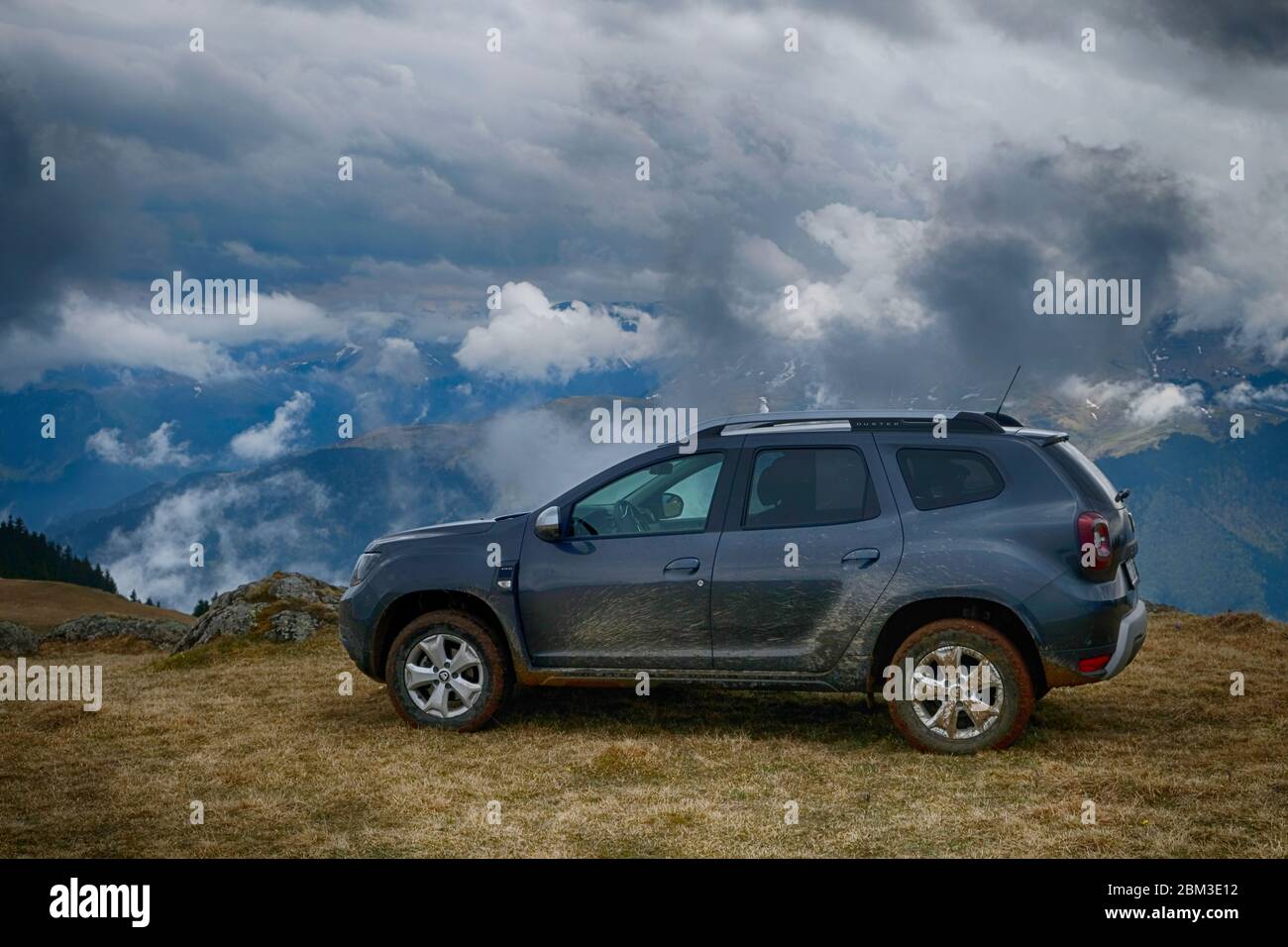 dacia duster is everywhere for those who want to enjoy nature Stock ...