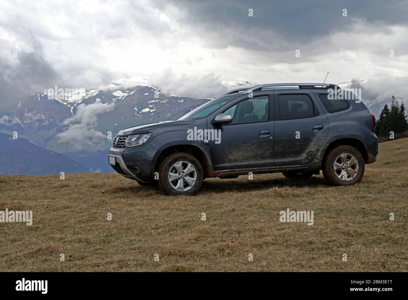 dacia duster is everywhere for those who want to enjoy nature Stock ...