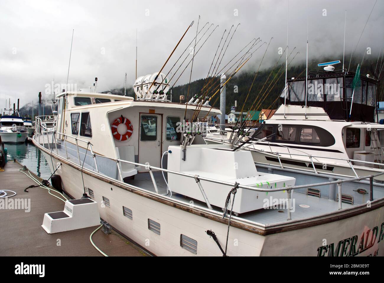 Fishing boats in Seward, Alaska Stock Photo - Alamy