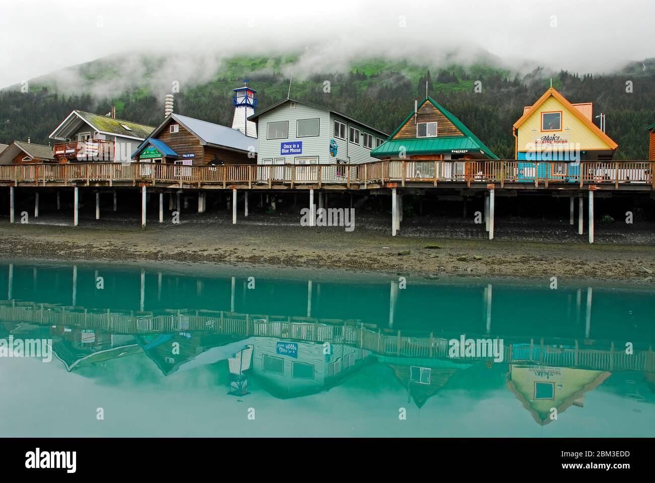 Seward waterfront, Alaska Stock Photo - Alamy
