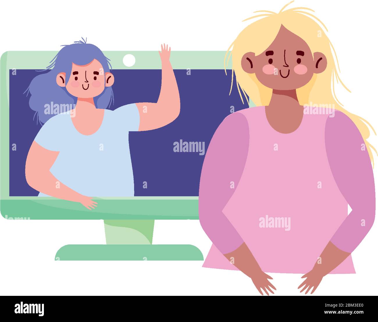 Looking distant Stock Vector Images - Alamy