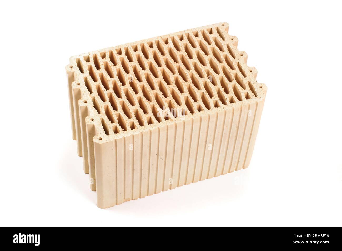 Ceramic building block for house construction made from natural clay ...