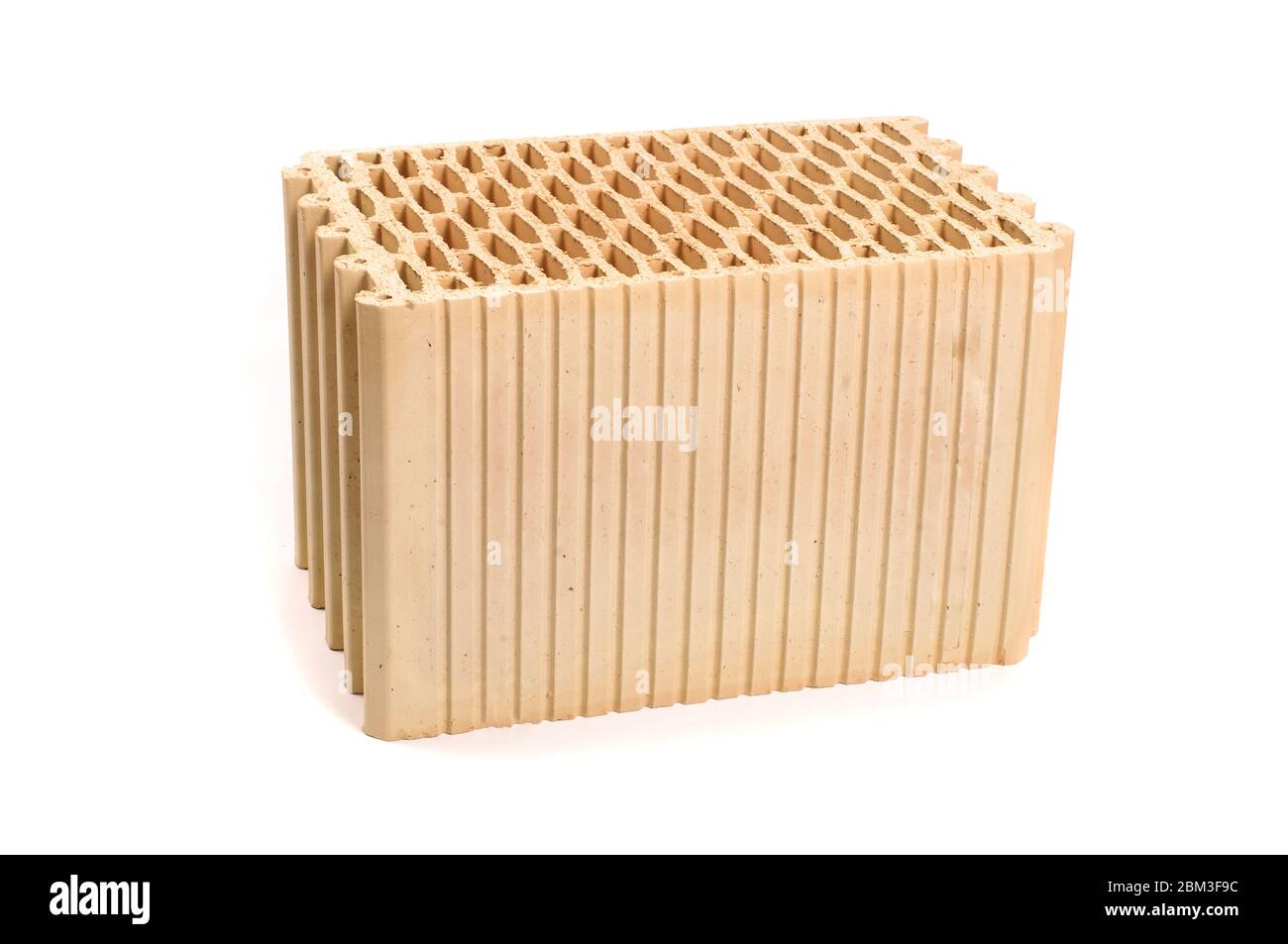 Ceramic building block for house construction made from natural clay ...